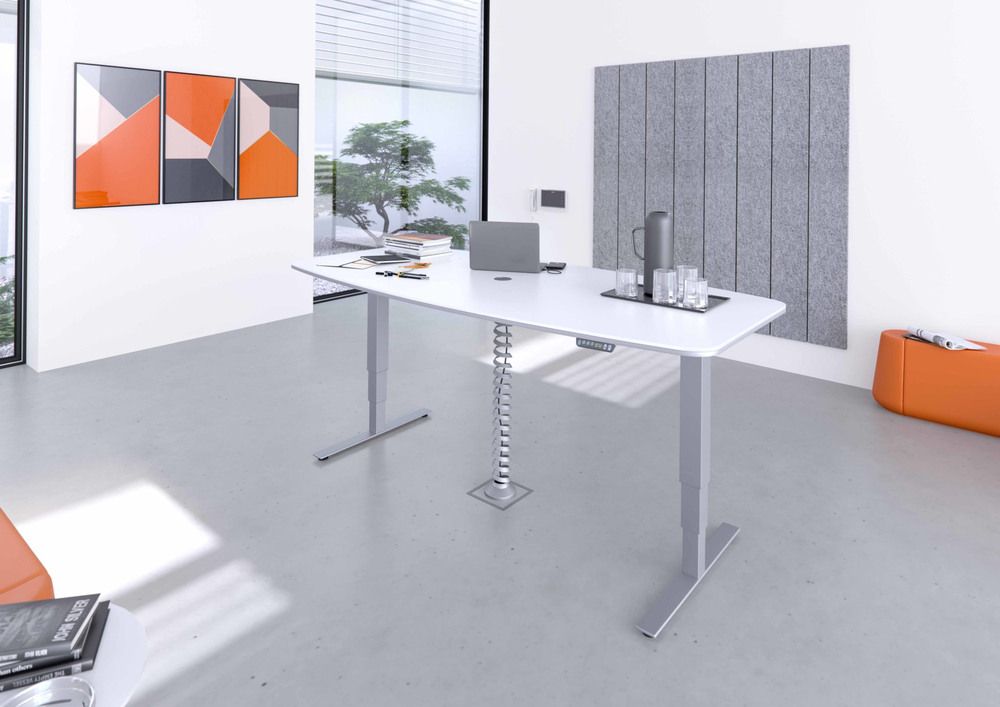 ESETA - Tables de réunion ergonomiques réglables en hauteur